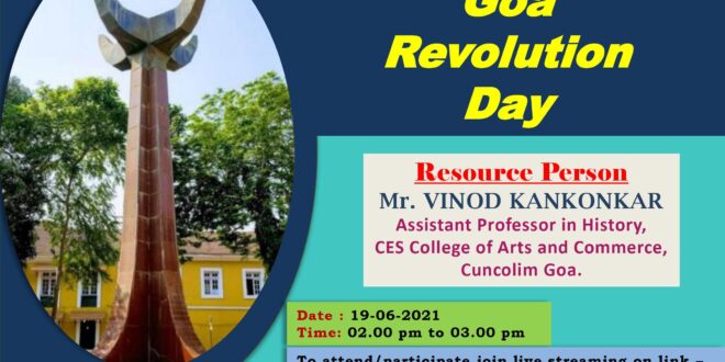 Webinar on Goa Revolution Day | GMFC