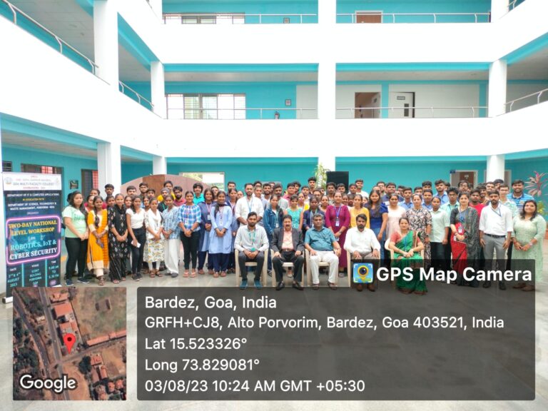 Two-Day National Level Workshop on Robotics, IoT & Cyber Security – Goa ...