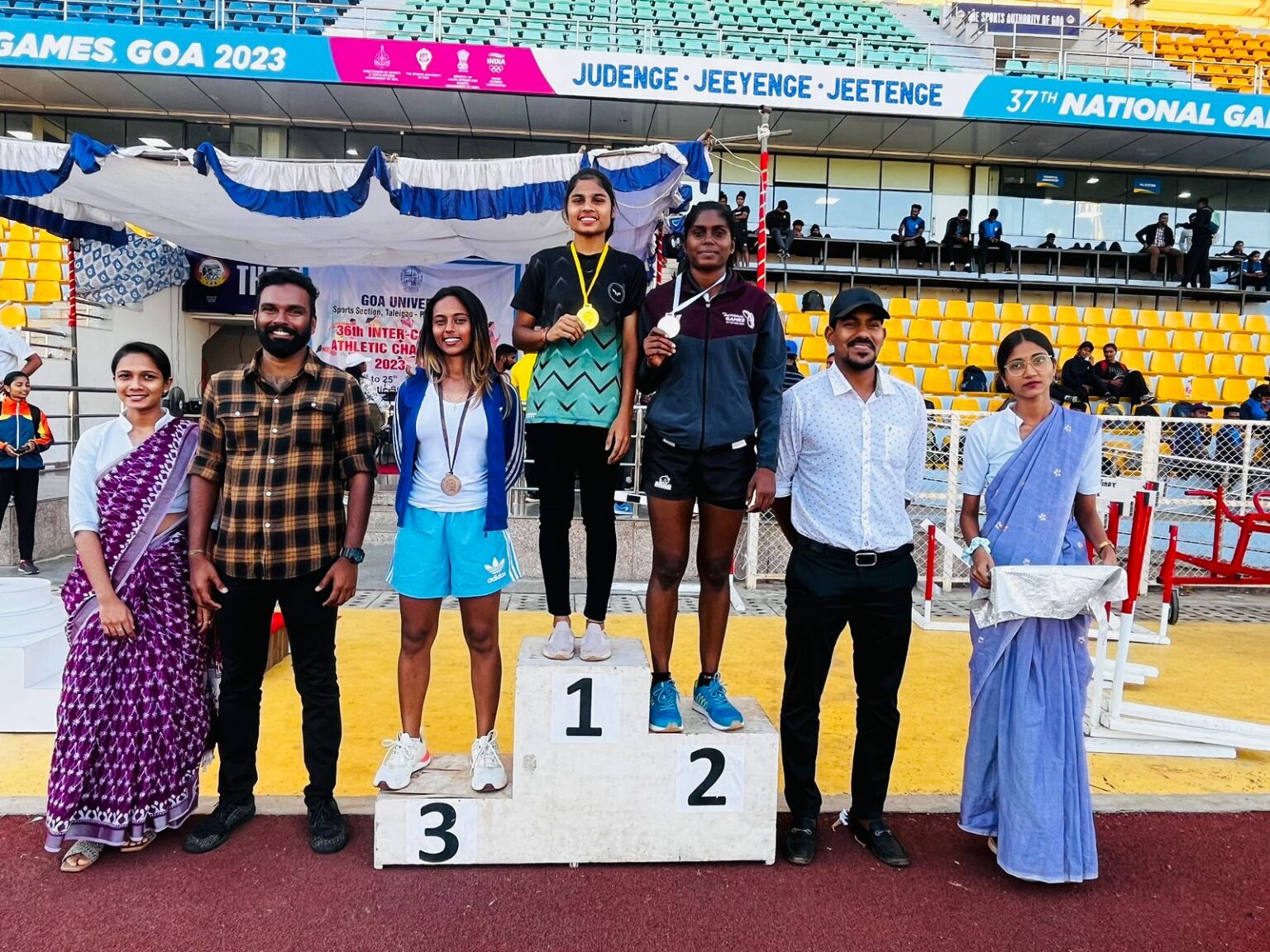 Sports Achievement at Goa University Day-2 – Goa Multi Faculty College