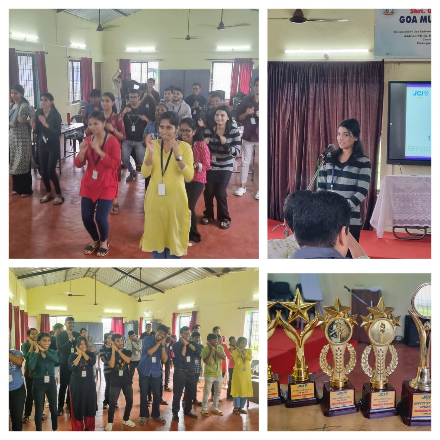 Effective Public Speaking workshop – Goa Multi Faculty College