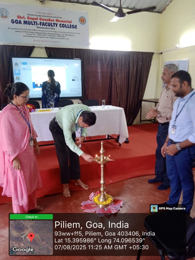 Project Report Writing Workshop – Goa Multi Faculty College